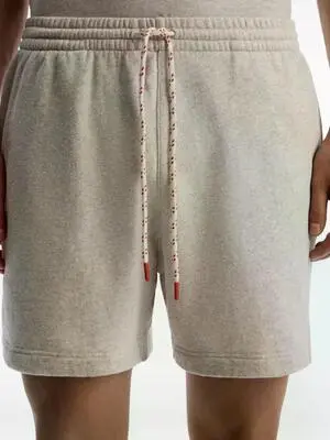 12 STOREEZ Textured Terry Track Shorts - Grey