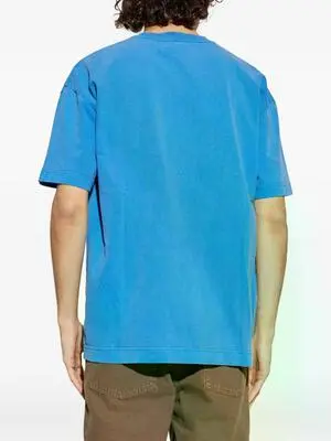 SAMSOE SAMSOE Logo-print T-shirt - Blue