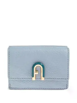 Furla Logo-plaque Leather Wallet - Blue