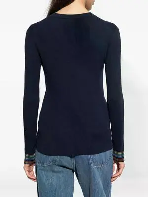 Paul Smith Ribbed Button Top