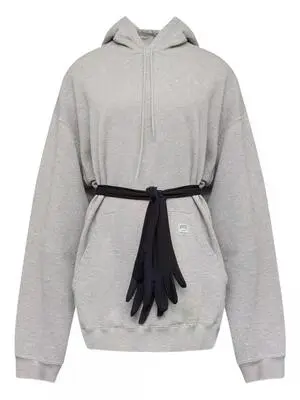MAISON MARGIELA Hooded Mini Dress - Grey
