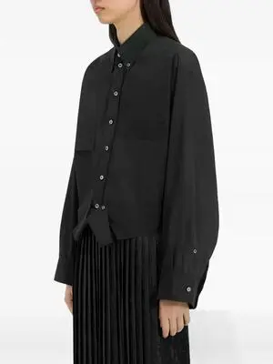 MAISON MARGIELA Cotton Poplin Mirrored Panel Shirt