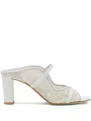 MALONE SOULIERS Norah Laced Sandals - White