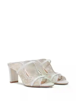 MALONE SOULIERS Norah Laced Sandals - White