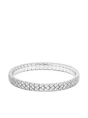 JEWELS AFICIONADO 18k White Gold Diamond Bracelet - Silver