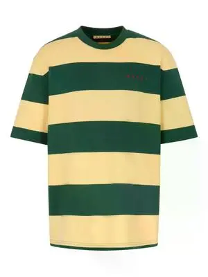 Marni Striped Short-sleeve T-shirt - Green