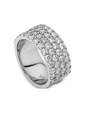 JEWELS AFICIONADO 18k White Gold Diamond Ring