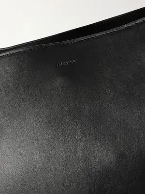 LIÉ STUDIO The Eva Weekend Leather Tote - Black