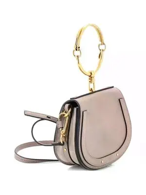 Chloé Nile Leather Small Crossbody Bag - Neutrals