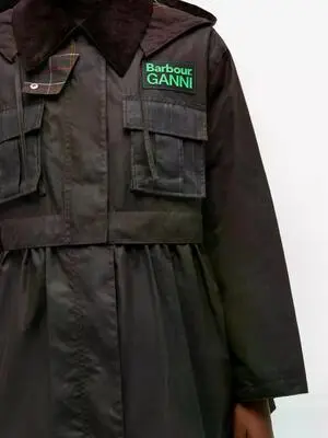 GANNI X Barbour Peplum Wax Jacket