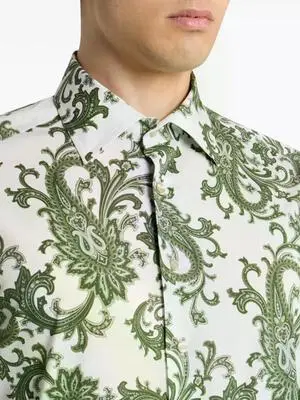 Etro Paisley Cotton Shirt - White