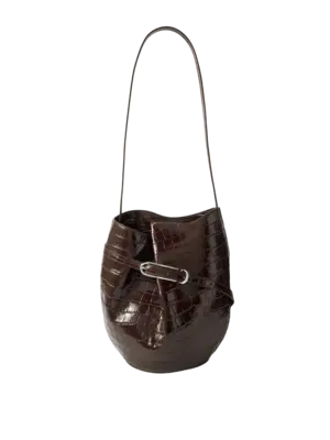 Glossed Bucket Bags