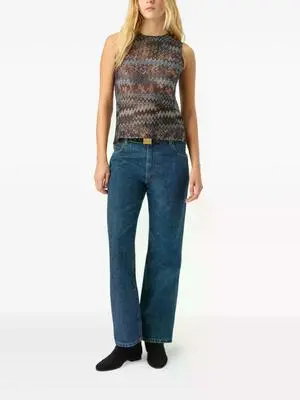 Missoni Sleeveless Zigzag Top
