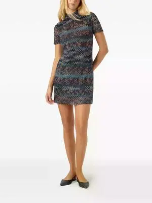 Missoni Patterned High-neck Dress