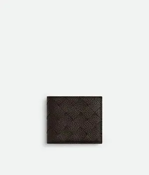 BOTTEGA  VENETA Intrecciato Bi-fold Wallet With Coin Purse - Fondant