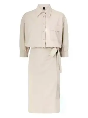 Pinko Tie-waist Shirt Dress