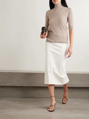 Max Mara Wool Mock-neck Pullover