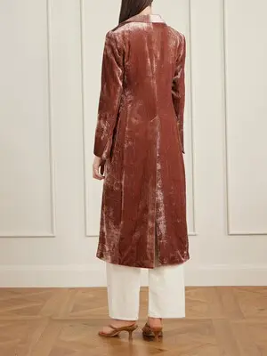 La DoubleJ Tasseled Velvet Coat