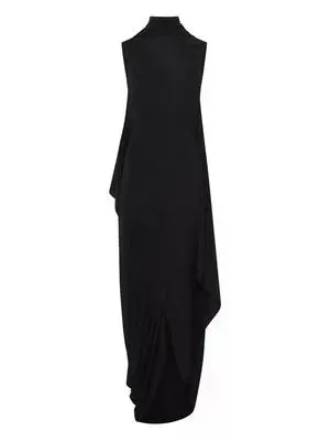 MARINE SERRE Draped Open-back Dress
