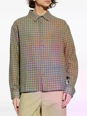 FRAME Checked Buttoned-up Shirt