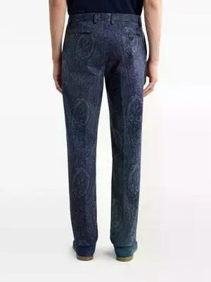 Etro Cotton Jacquard Trousers