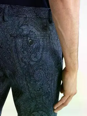 Etro Cotton Jacquard Trousers