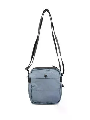 Stone Island Logo-detail Shoulder Bag - Blue
