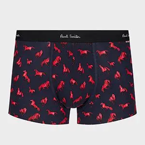 Paul Smith Navy 'year Of The Horse' Boxer Briefs - Blue