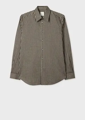 Paul Smith Stripe Cotton-silk Shirt