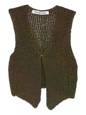 OPEN YY V-neck Knit Vest
