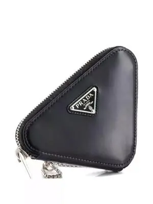 Prada Triangle Pouch With Chain
