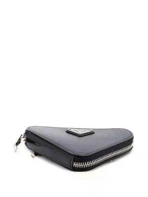 Prada Triangle Pouch With Chain