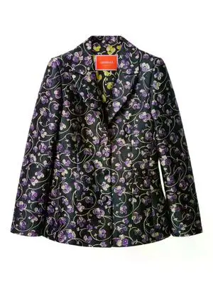 La DoubleJ Floral Jacquard Blazer