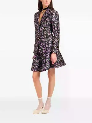 La DoubleJ Floral Jacquard Blazer
