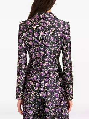 La DoubleJ Floral Jacquard Blazer