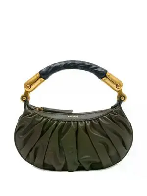 Balmain Mini Ebene Tote Bag - Green