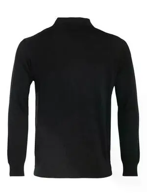 FRANZESE COLLECTION Long-sleeves Polo Shirt - Black