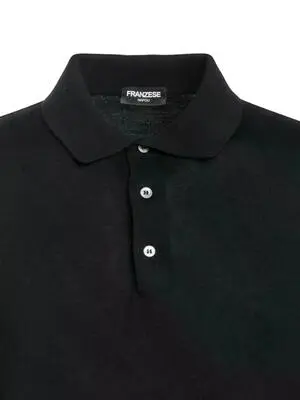 FRANZESE COLLECTION Long-sleeves Polo Shirt - Black