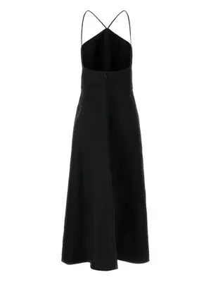 JIL SANDER Cross-back Midi Dress