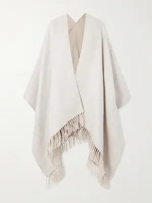 Brunello Cucinelli Fringed Linen-blend Scarf - Neutrals