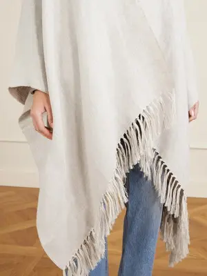 Brunello Cucinelli Fringed Linen-blend Scarf