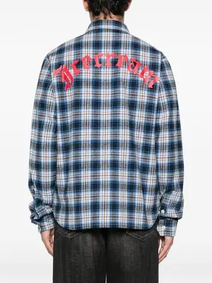 ICECREAM Checked Cotton Shirt - Blue
