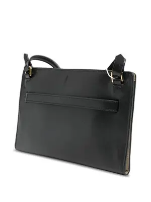 TOTEME Leather Mini Crossbody Bag With Gold-tone Hardware - Black