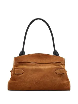 Marc Jacobs Suede Leather Satchel Shoulder Bag - Brown