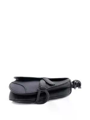 Dior Ultra Matte Saddle Mini Shoulder Bag - Black