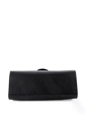 Gucci Gg Marmont Top Handle Satchel - Black