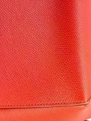 Celine Belt Bag Textured Leather Micro Satchel - Red