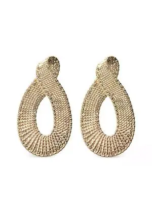 Carolina Herrera Geometric Dangle Earrings - Gold