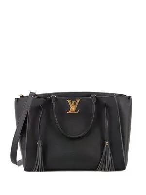 LOUIS VUITTON Lockme Leather Satchel Handbag