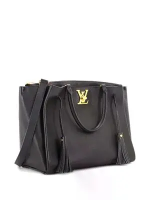 LOUIS VUITTON Lockme Leather Satchel Handbag